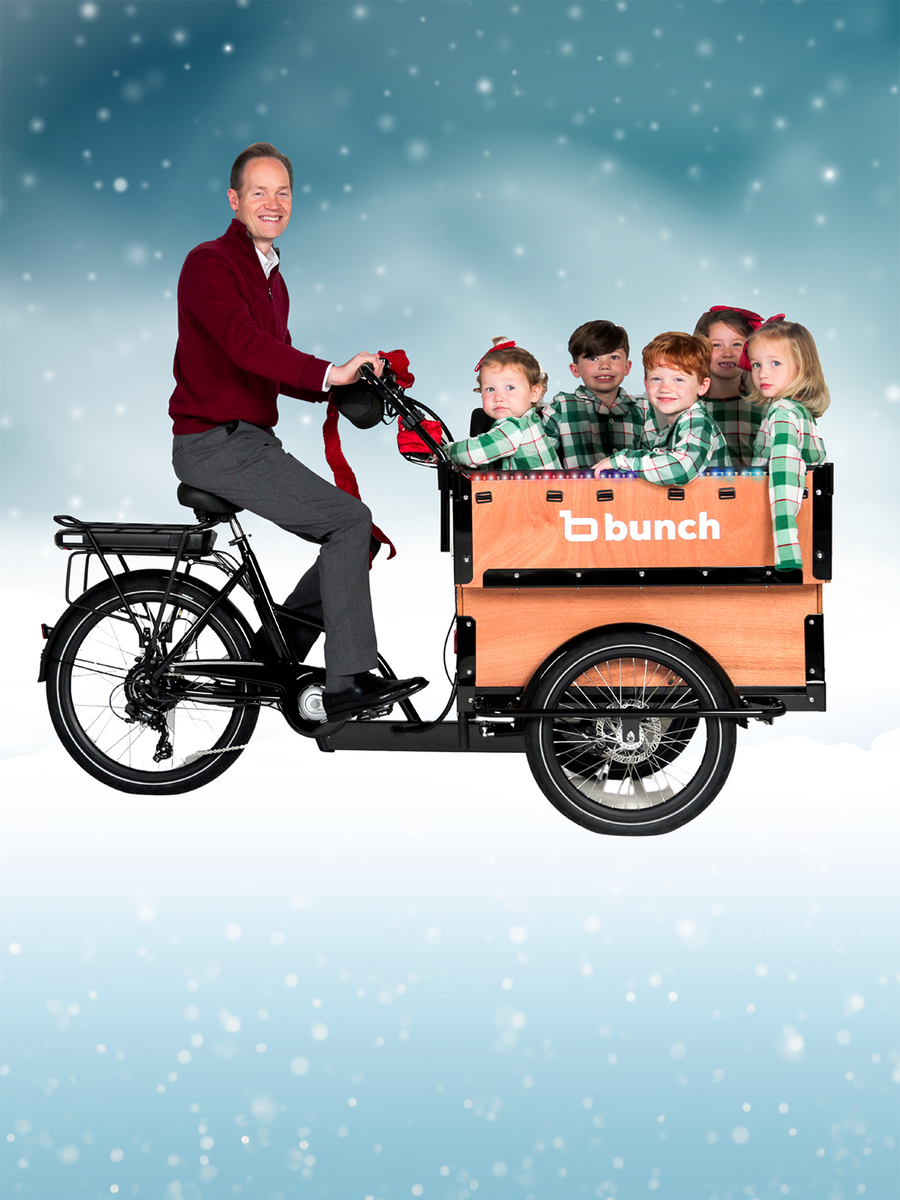 Bunch Bikes | Electric Cargo Bikes | Front Load Family 3-Wheel Trikes