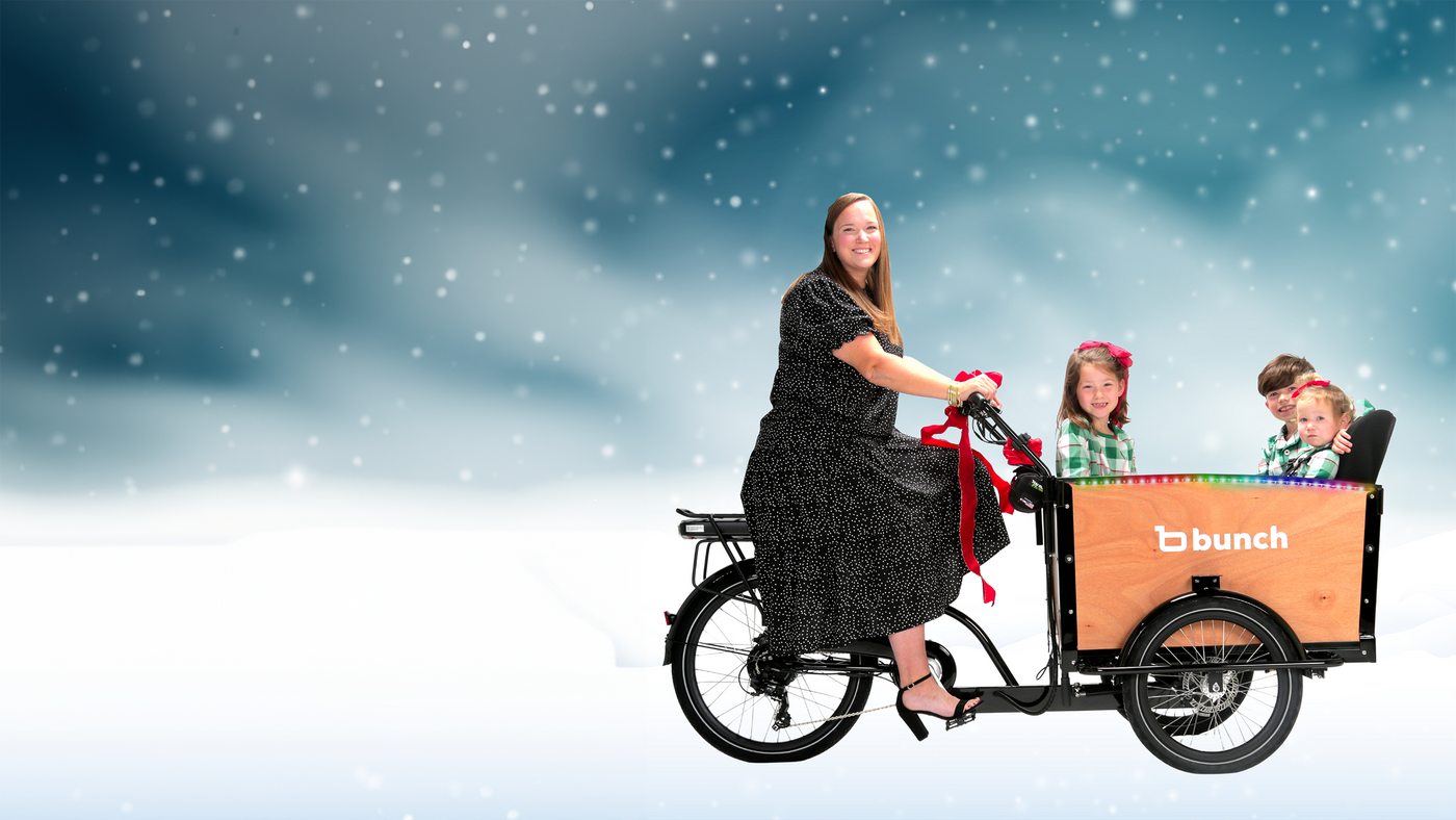 Bunch Bikes | Electric Cargo Bikes | Front Load Family 3-Wheel Trikes