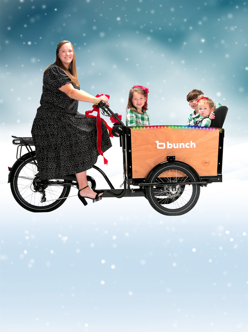 Bunch Bikes | Electric Cargo Bikes | Front Load Family 3-Wheel Trikes